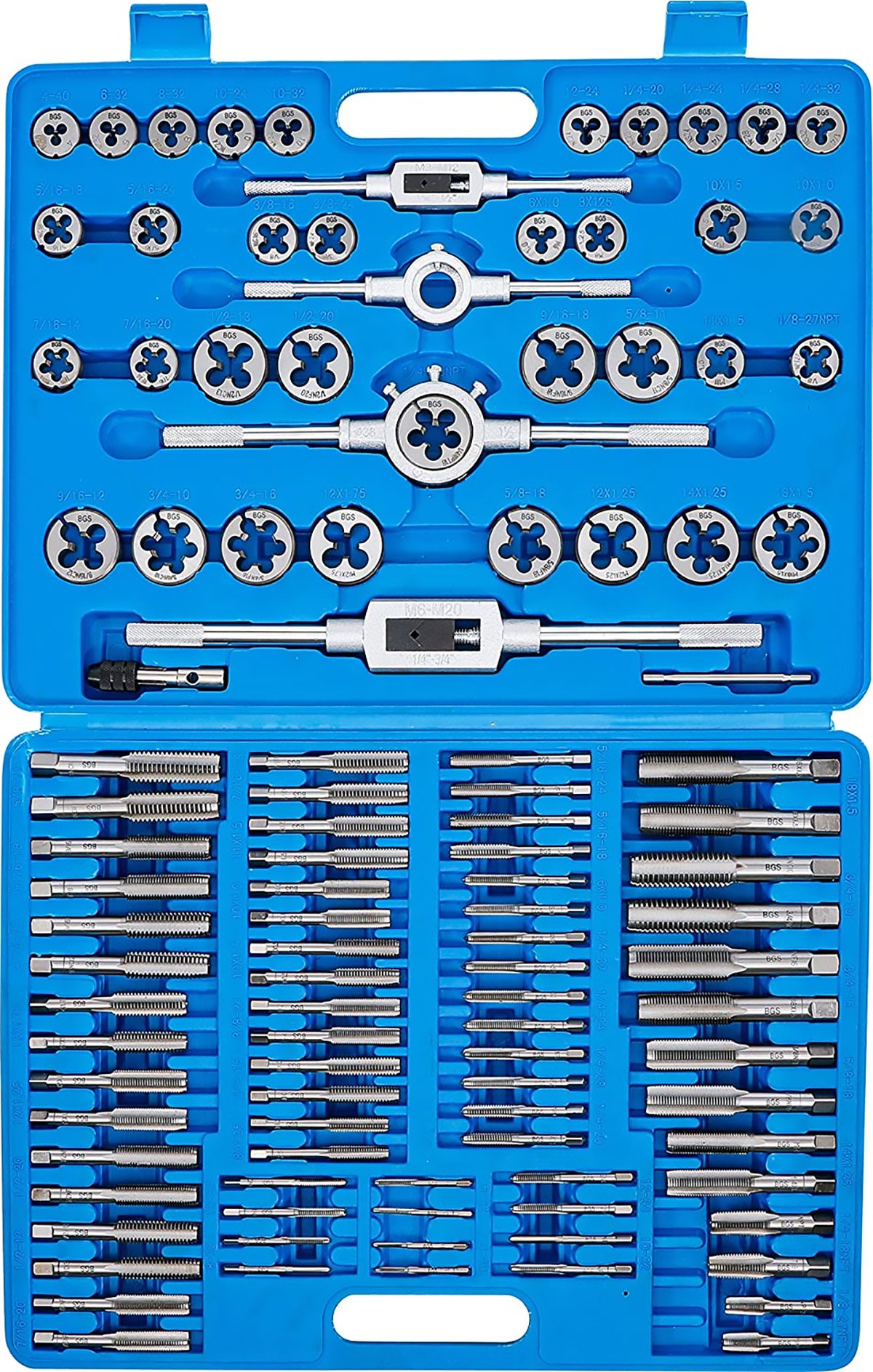 Gevindskæresæt 110 dele fra StahlKaiser - Bor/gevindskæresæt - Hansen ...
